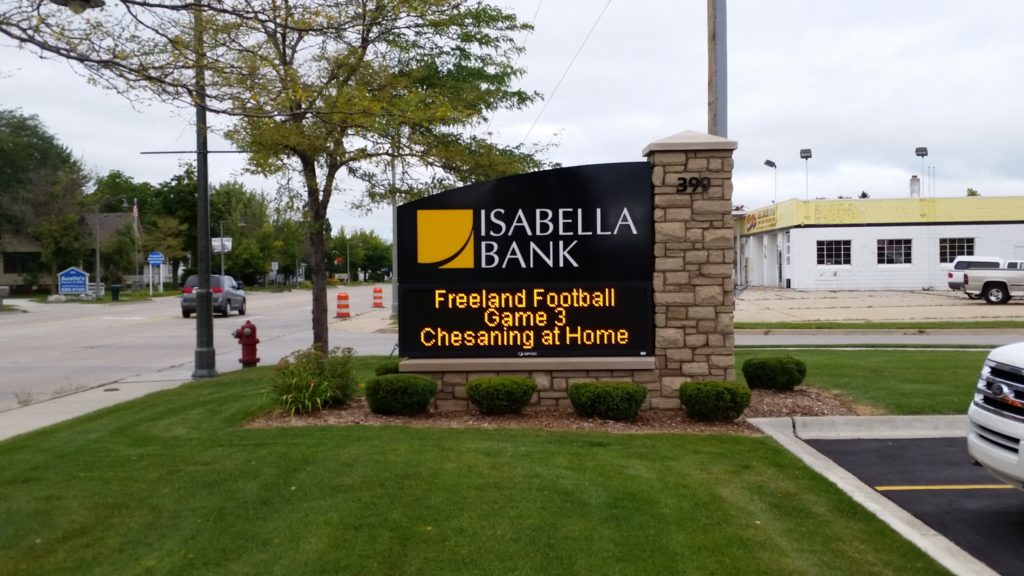 isabella-bank-freeland-monument-emc-9-11-14-2 - Grand Rapids Signs ...