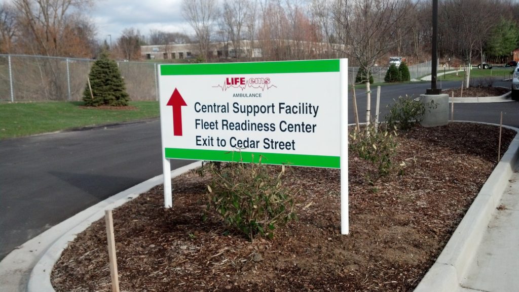 life-ems-post-n-panel-directional-sign-12-5-13 - Grand Rapids Signs ...